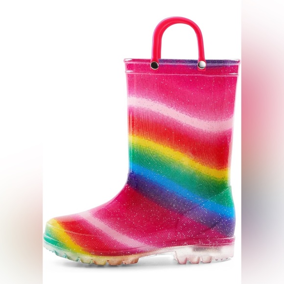 Shoes | Hpkids Rainbow Rain Boots | Poshmark